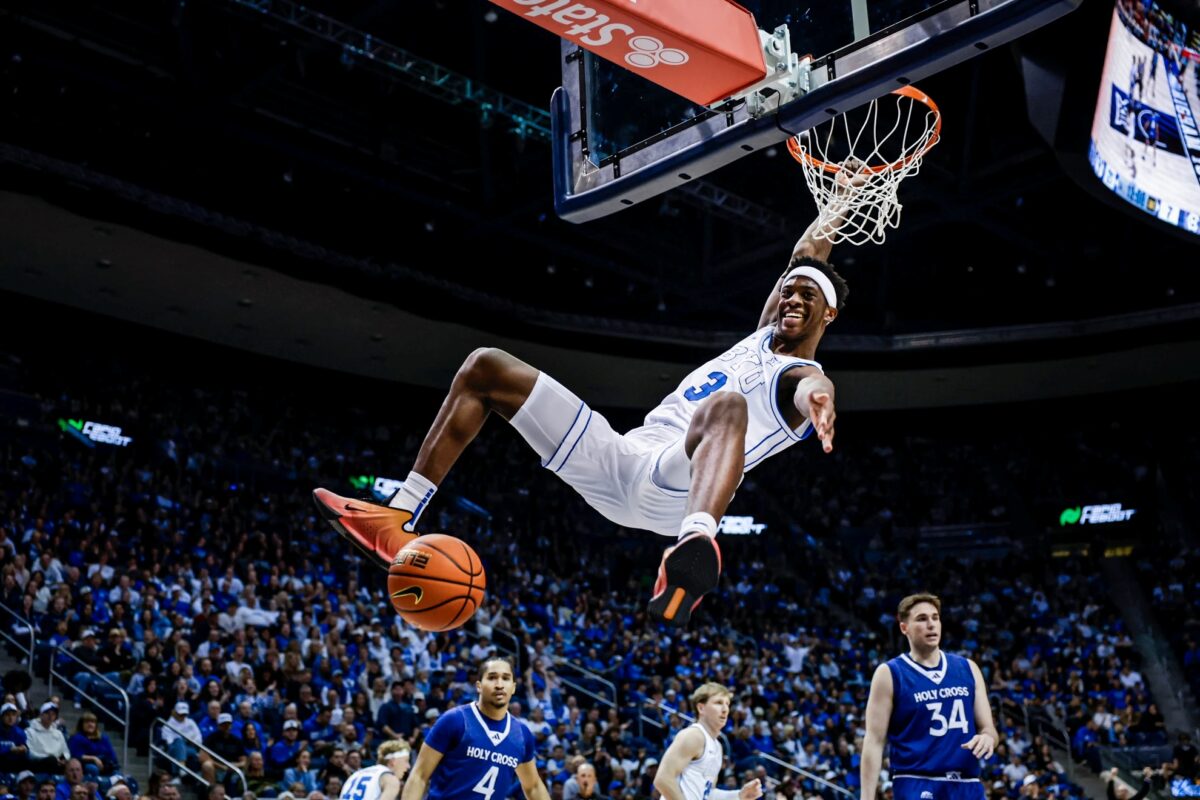 Home opener: BYU shows off in front of Marriott Center crowd in 98-53 ...
